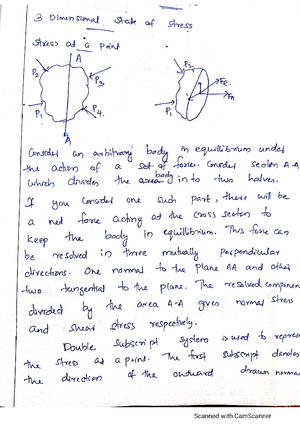 MOS module 1 - Mechanics of solids MOD 1 part 3 - Mechanical ...