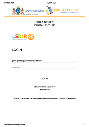 LIFE Orientation School Based Assessment TASK 3 Project Learner ...