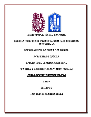 Mapa curricular iqi esiqie - Química General - ipn ipn - Studocu