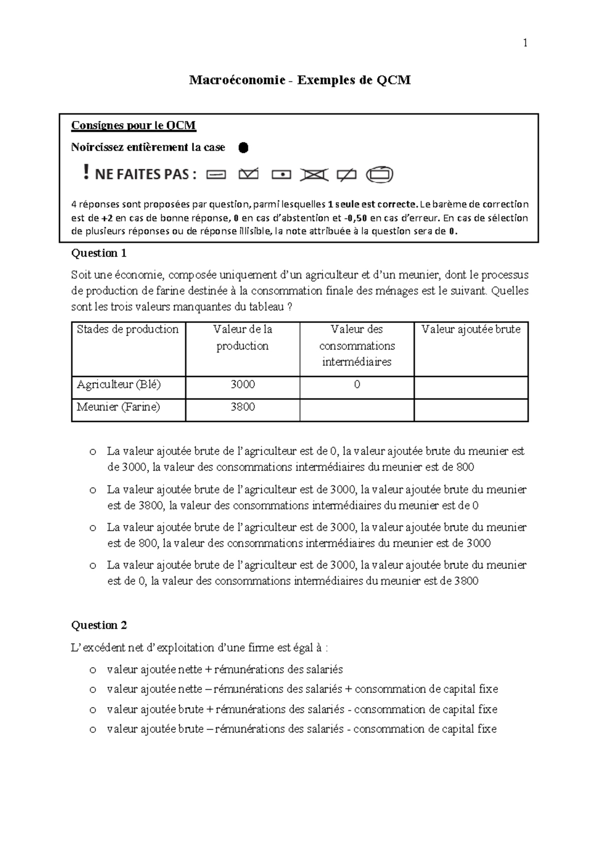 Exemples QCM Macro - Préparation d'examen QCM - Macroéconomie ...