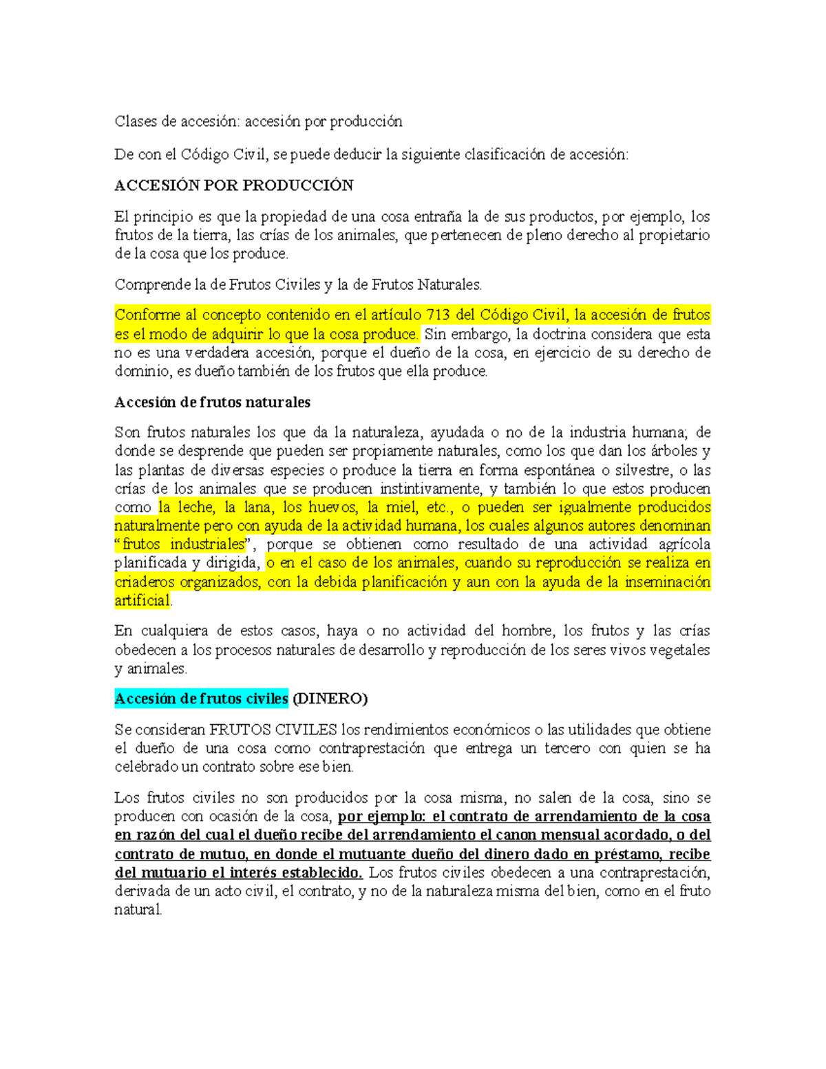 Clases de accesión, Caracteristicas ETC - Clases de accesión: accesión ...