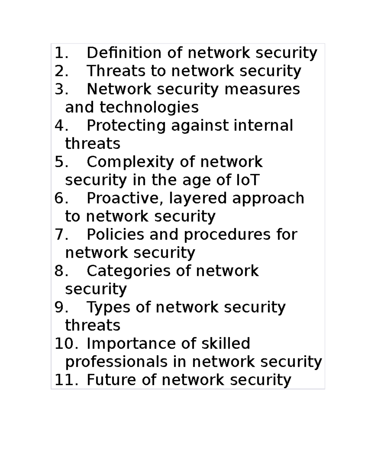 Networks - Definition of network security Threats to network security ...