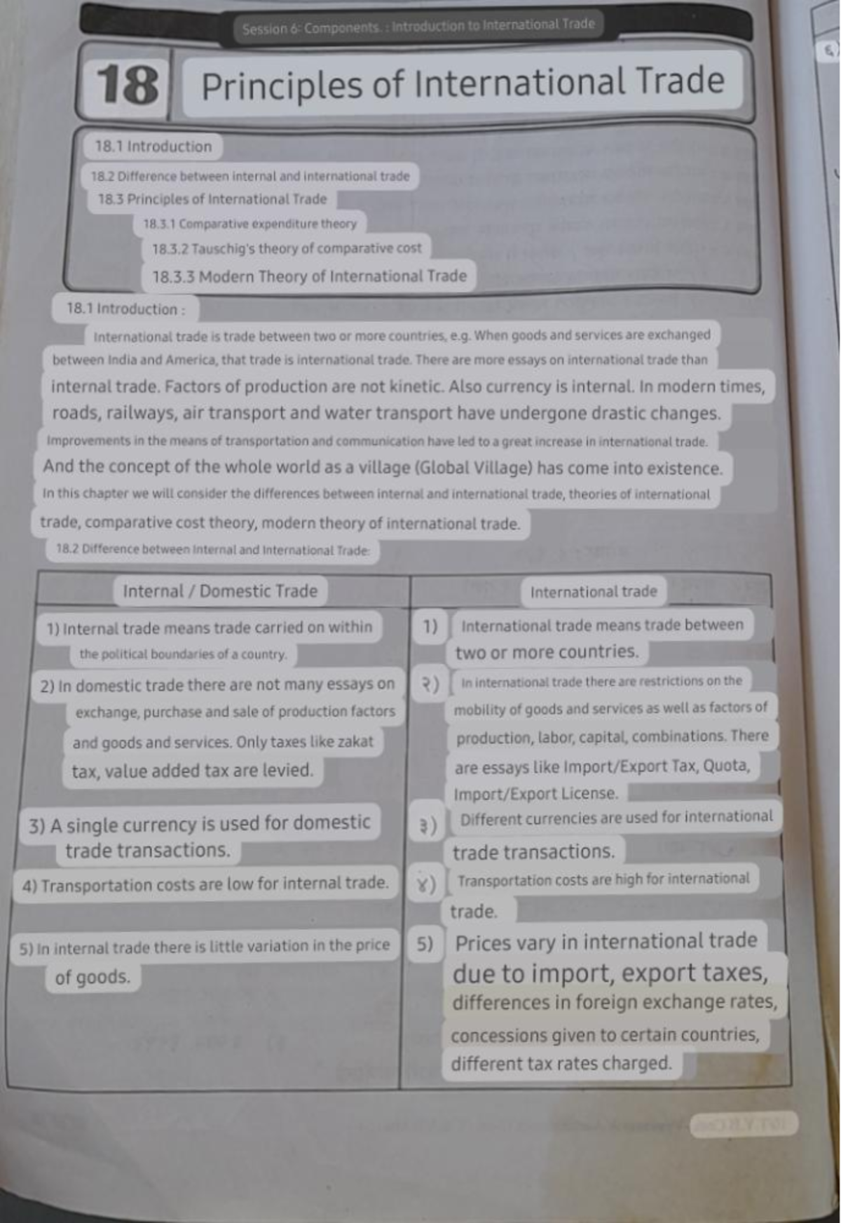 TY Bcom economic chapter 1 - Session 6: Components. : Introduction to ...