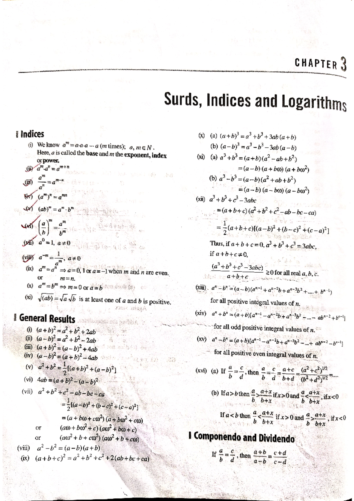 Surds, Indices and Logarithms - BSC Mathematics - Studocu