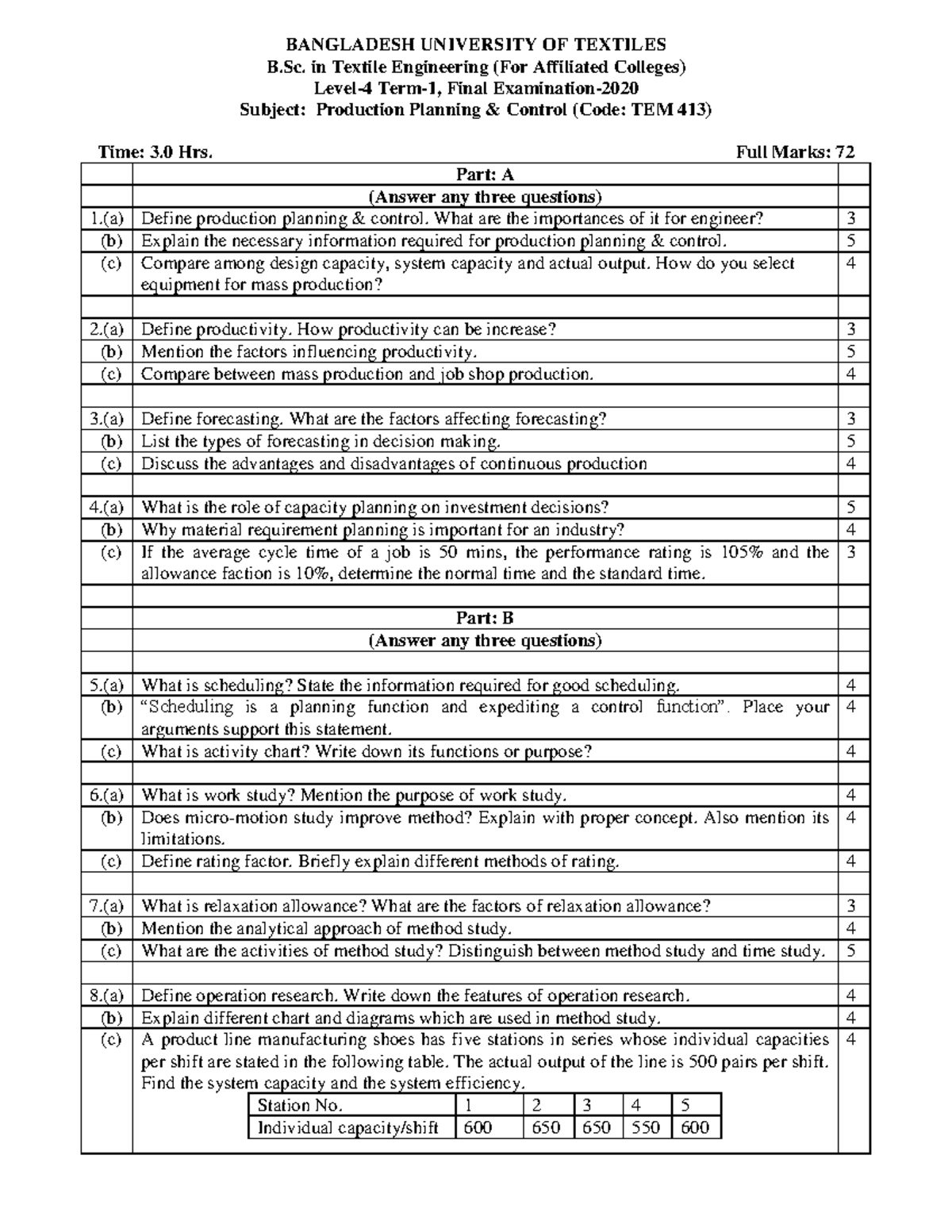 (PPC-1) - lecture - BANGLADESH UNIVERSITY OF TEXTILES B. in Textile ...