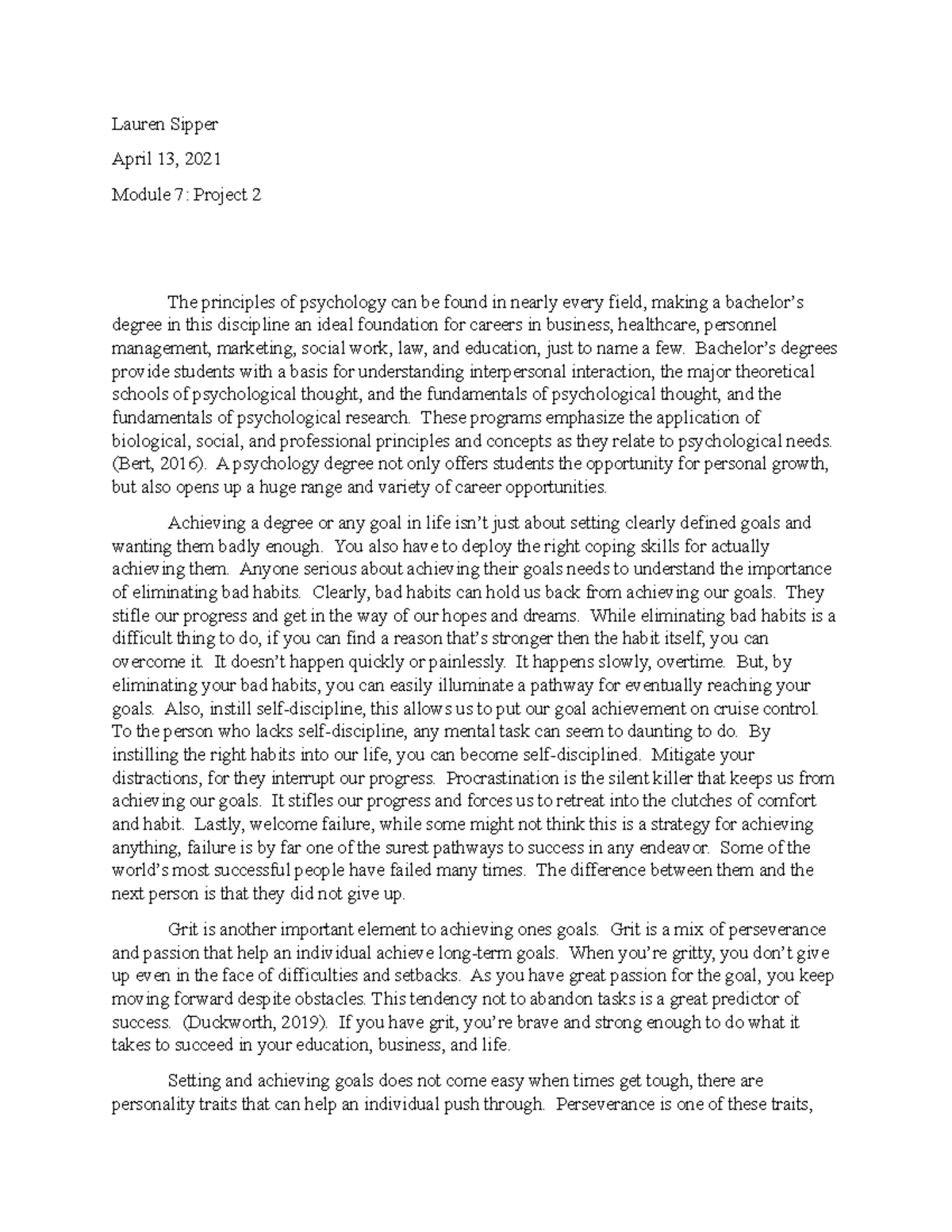 Module 7 project 2 - Lauren Sipper April 13, 2021 Module 7: Project 2 ...