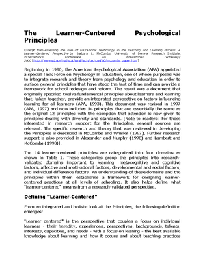 Chapter 6 Learners WITH Additonal Needs - CHAPTER 6 LEARNERS WITH ADDITIONAL NEEDS I. LEARNERS ...