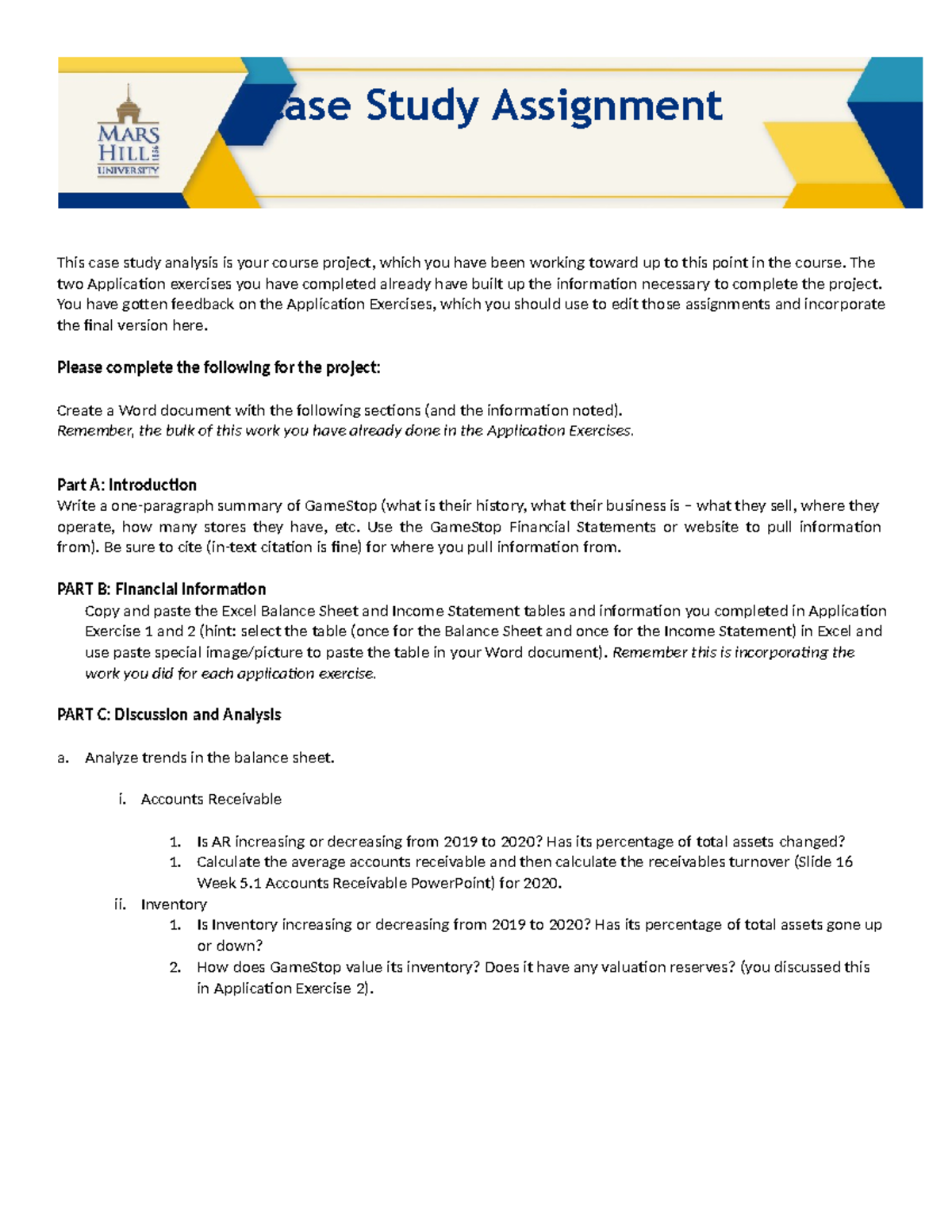 Game Stop Case Study - nootes - This case study analysis is your course ...