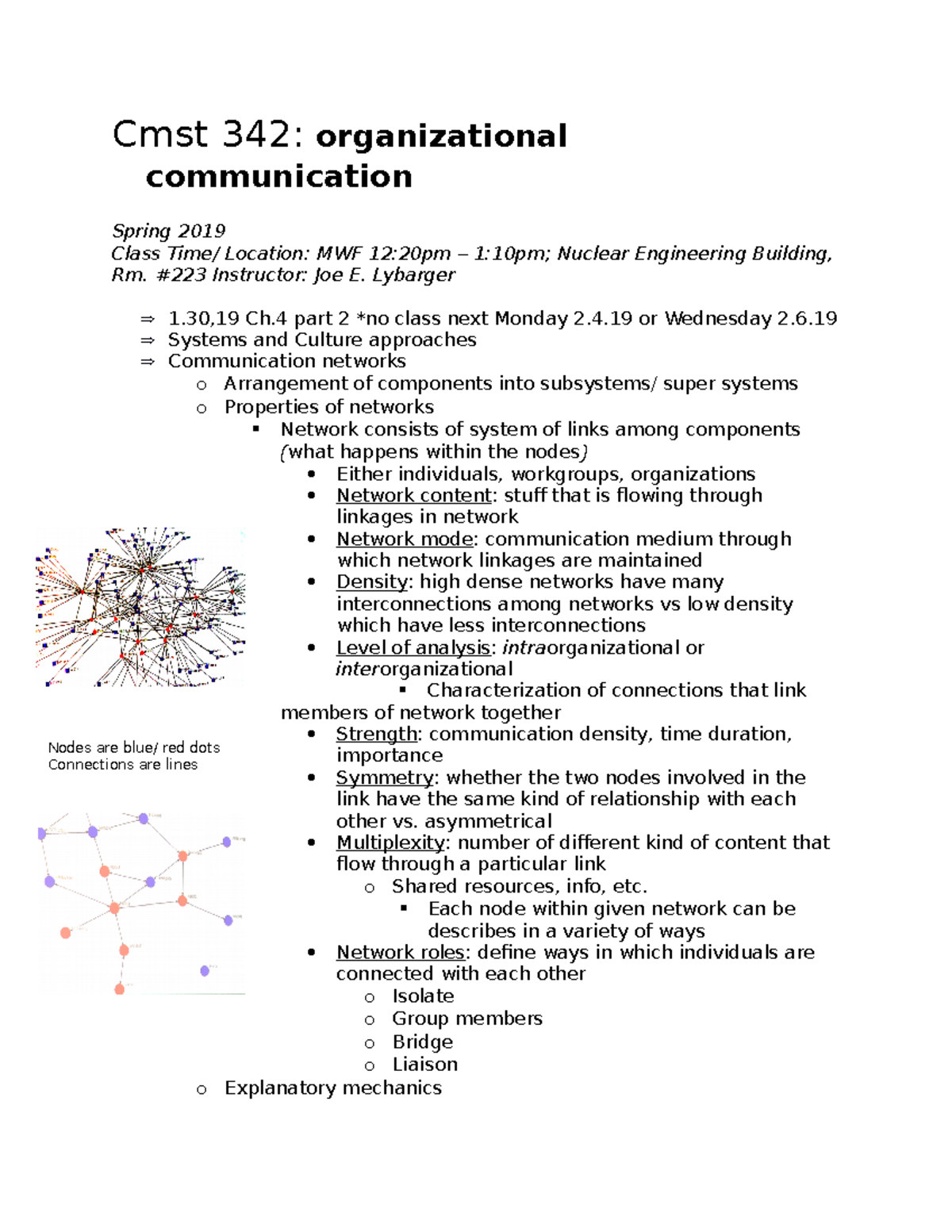 CMST 342 Ch.4 part 2 - Cmst 342: organizational communication Spring ...