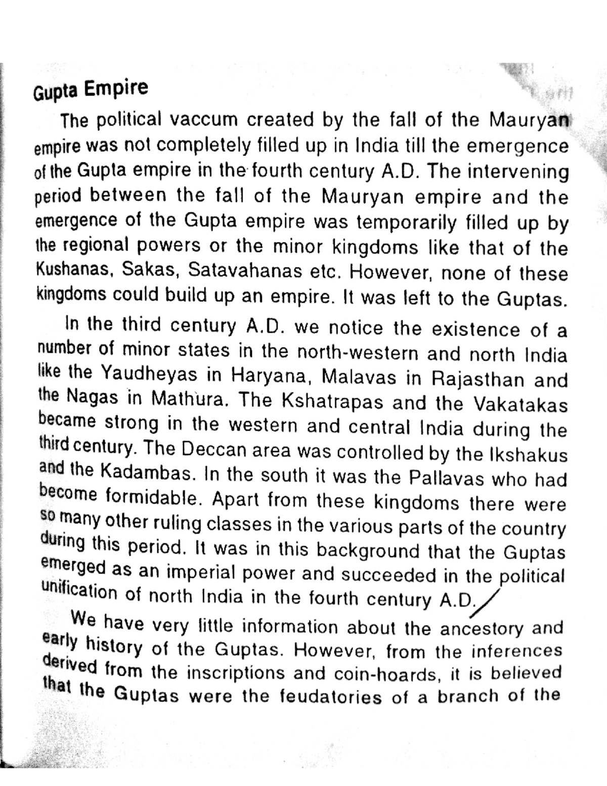 Gupta Empire II - Indian History I (Elective) - Studocu