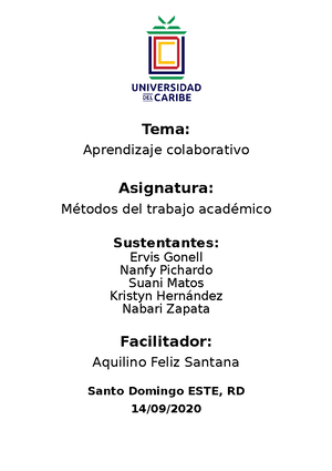 Importancia de la Metodología de la Investigación - Unidad 1 Actividad 1 Ervis Jesus Gonell Rosa ...