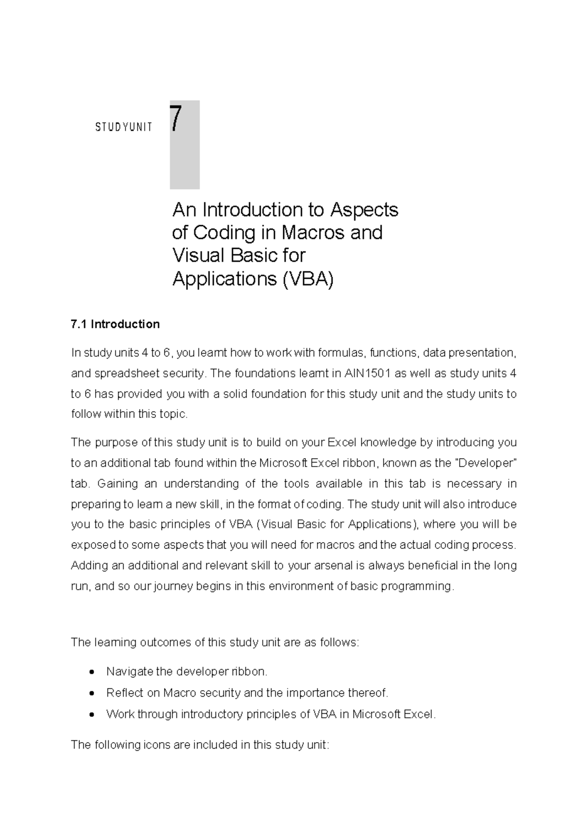 Learning Unit 7 e0816245 dbf65135 a412ba3eede4c55d - S T U D Y U N I T ...
