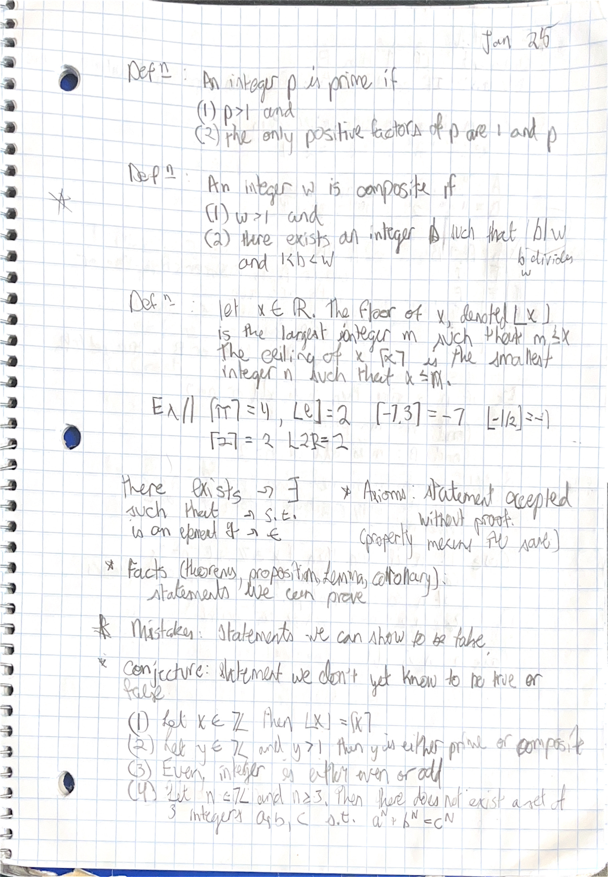 Lecture 1: If-Then statements and definitions - EN.553.171. - Studocu