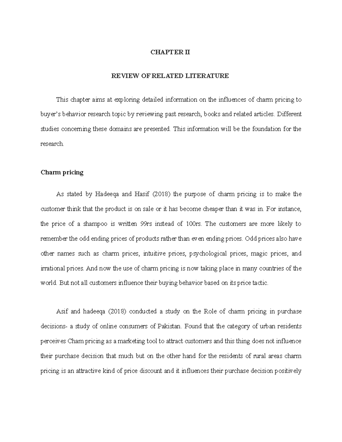 Chapter II Marketing Research - Review of Related Literature - CHAPTER ...