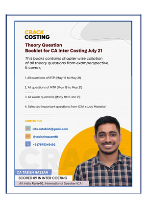 Incomplete Records - Questions for single entry - 10 Accounts from ...