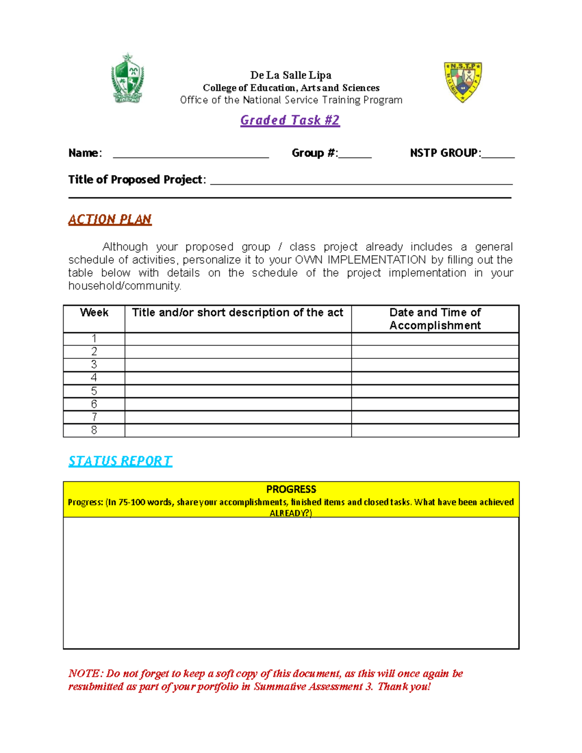 Graded TASK 2 Module 5 - PROGRESS Progress: (In 75-100 words, share ...