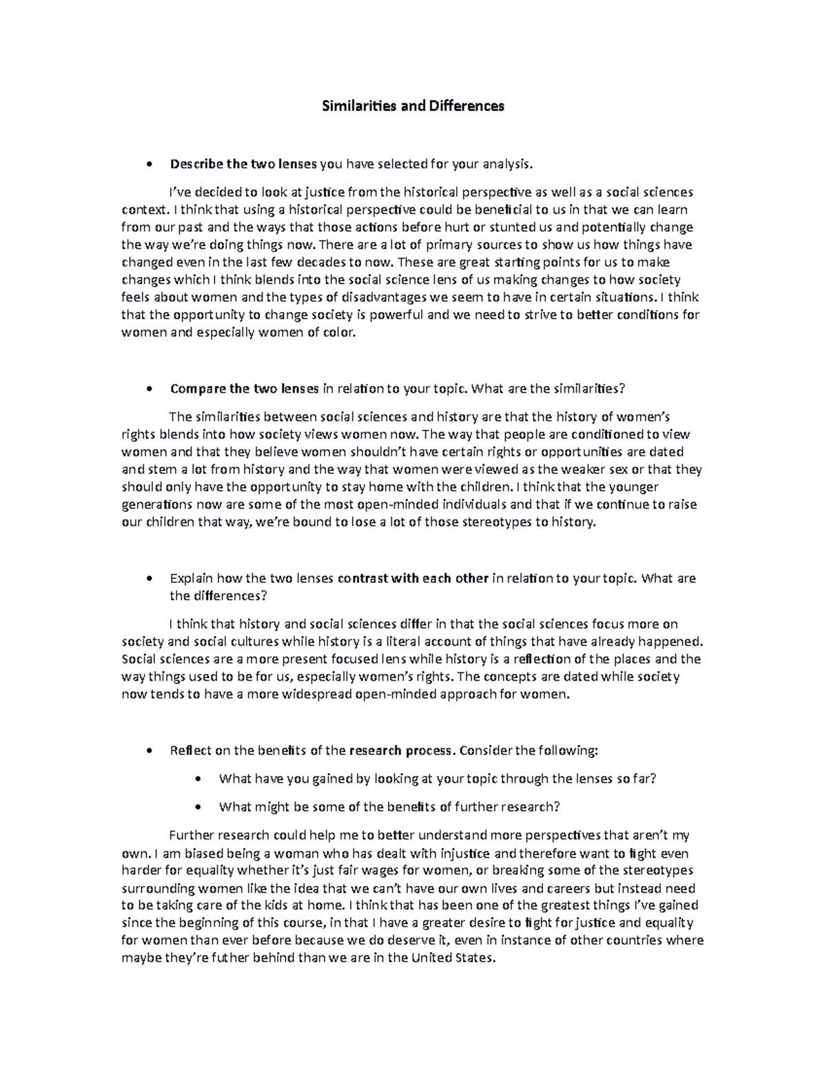IDS100+Similarities+and+Differences - Similarities and Differences ...