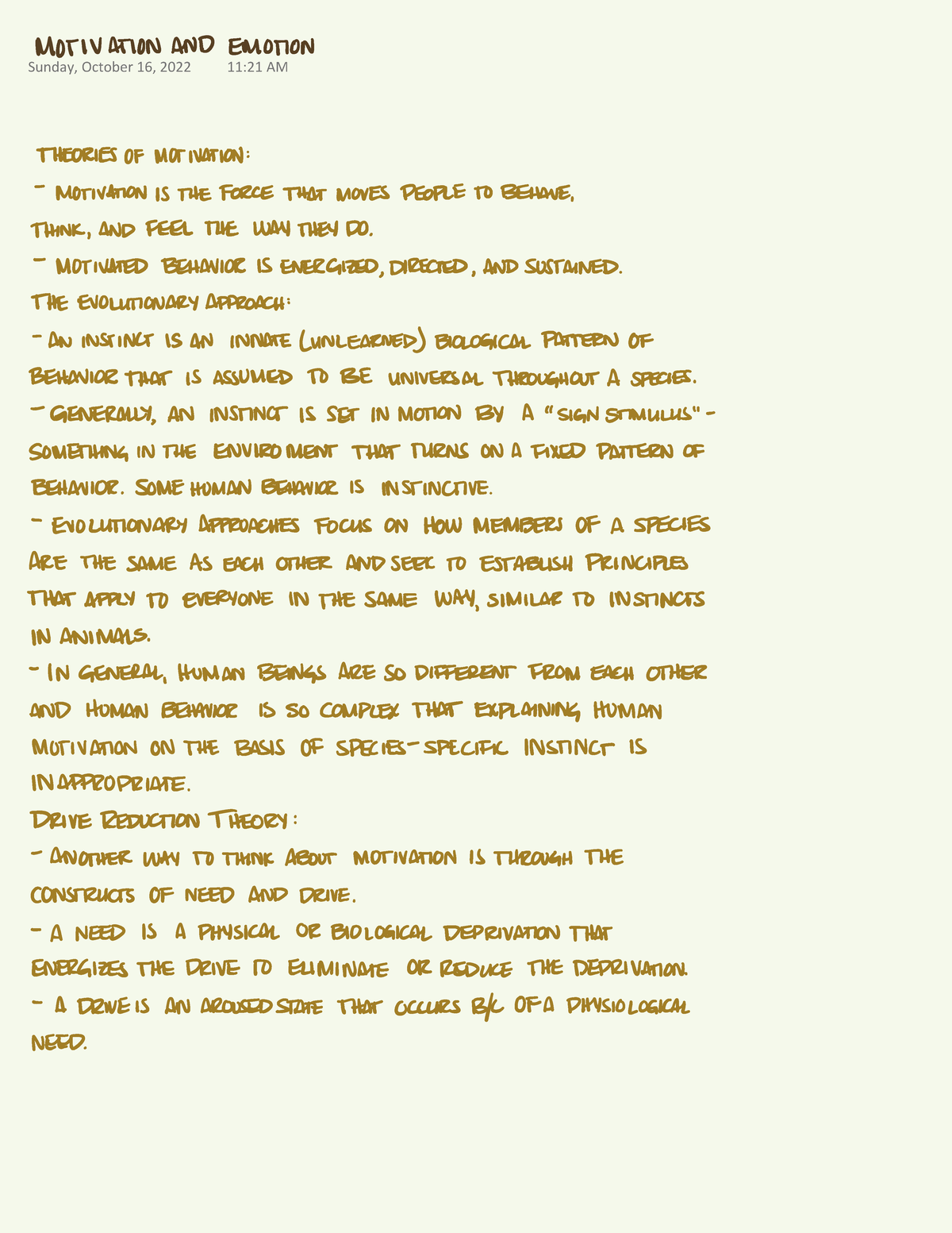 Psychology chapter nine - PSYC 127 - Sunday, October 16, 2022 11:21 AM ...