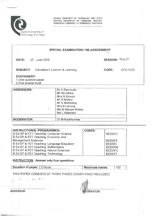 3. EMS grade 9 June 2023 P2 MG - ECONOMIC AND MANAGEMENT SCIENCES PAPER ...