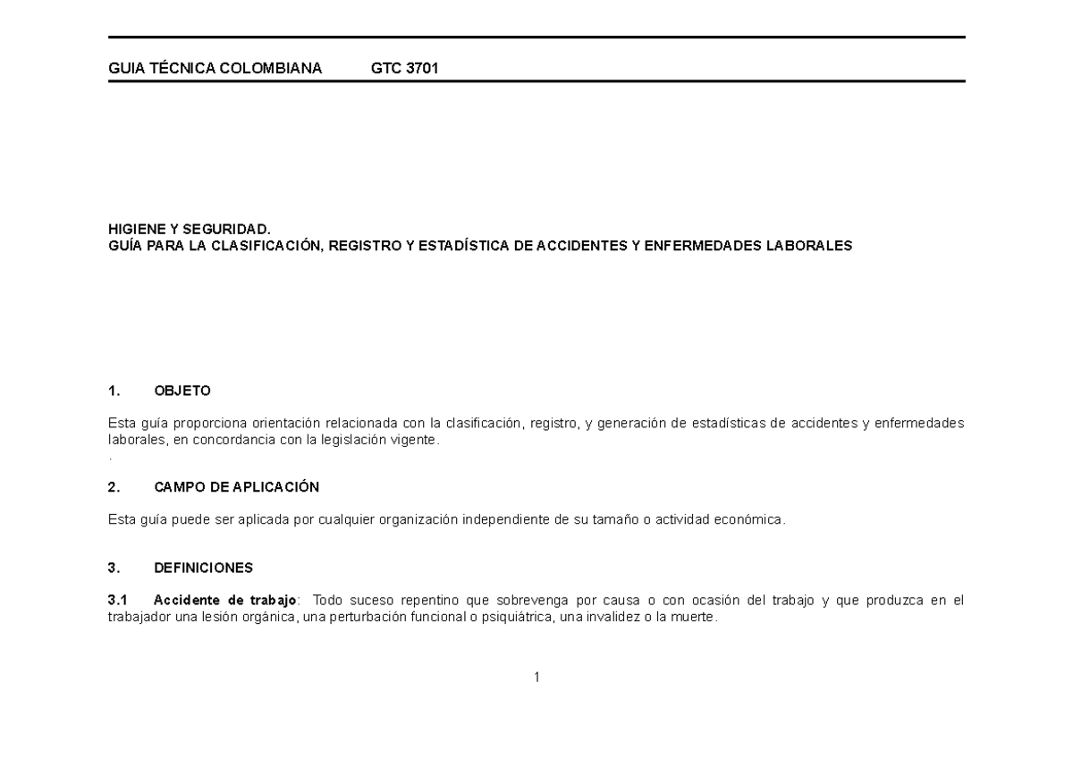 4. ntc 3701 - copia - Clasificaion de causas de accidentes de trabajo ...