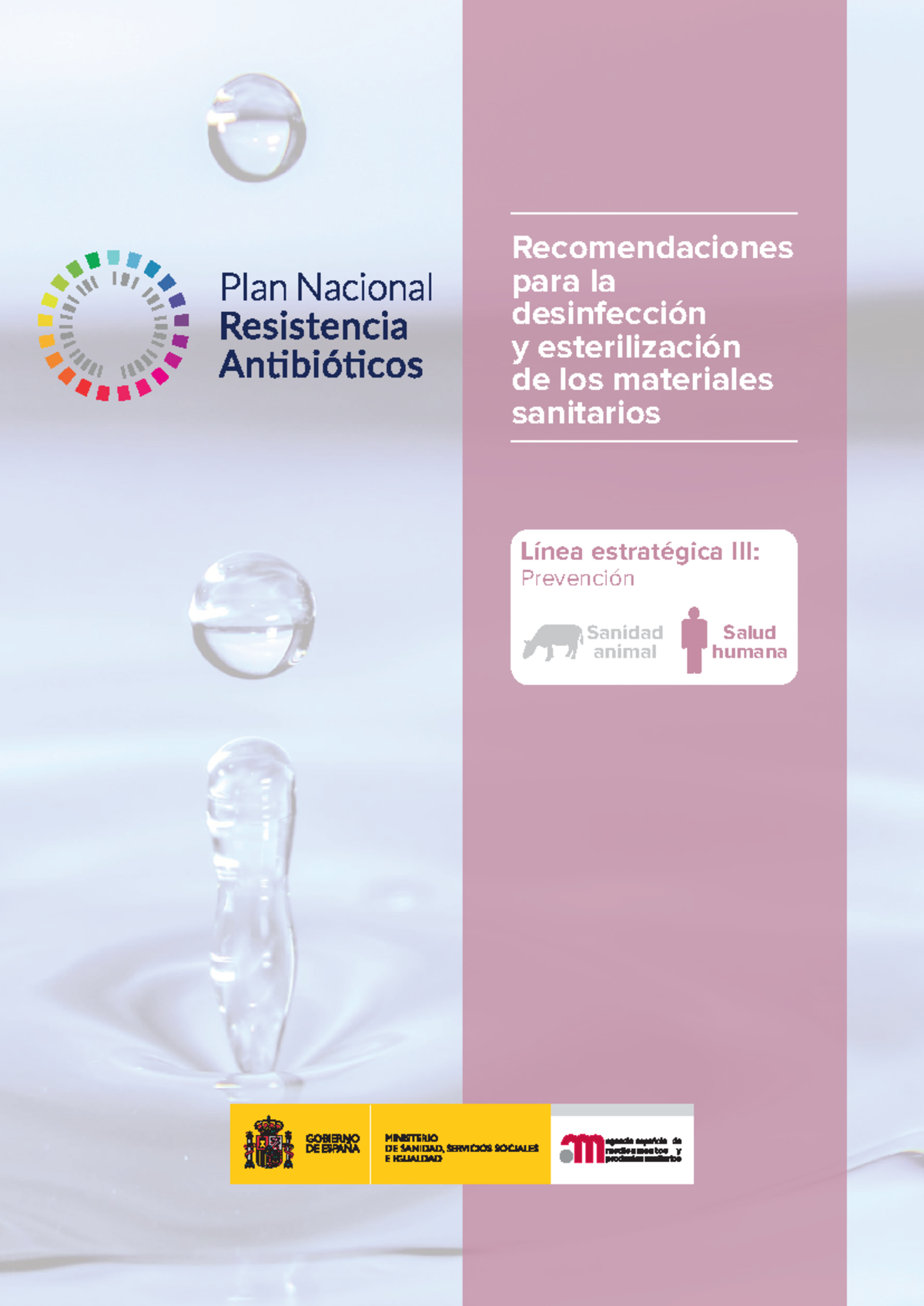 Recomendaciones desinfeccion y esterilizacion materiales - Recomendaciones para la desinfección ...