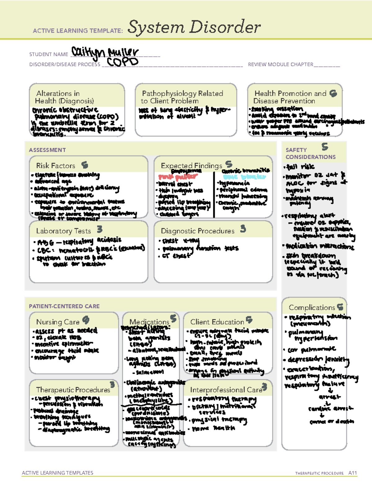 CMuller COPD Template - ACTIVE LEARNING TEMPLATES THERAPEUTIC PROCEDURE ...