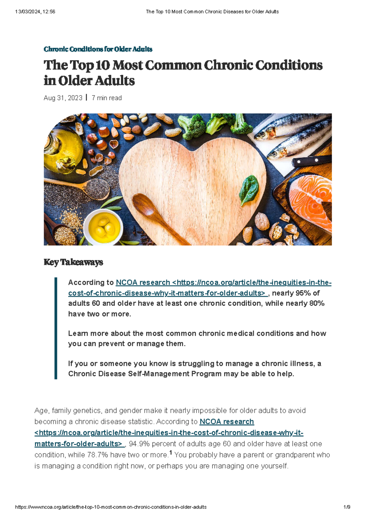 The Top 10 Most Common Chronic Diseases for Older Adults - Chronic ...