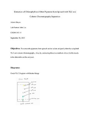 Chem 343 - Lab 6 Report - Isolation and Characterization of Eugenol ...