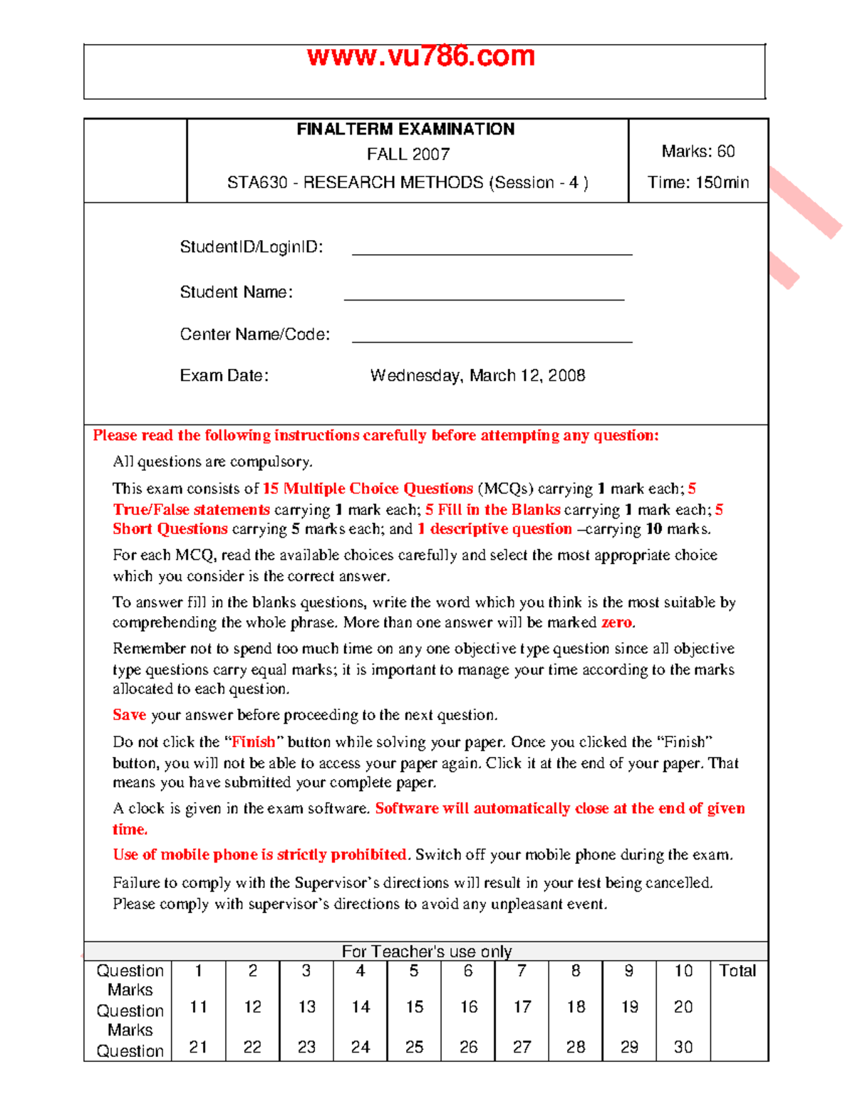 PSY630 Final 27 - descriptive - Experimental psychology - VU - Studocu