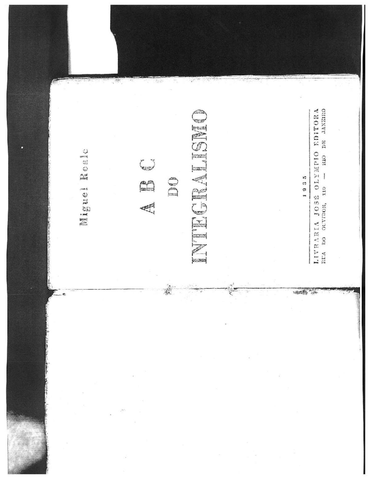 ABC DO Integralismo - Para a história do movimento integralista no ...
