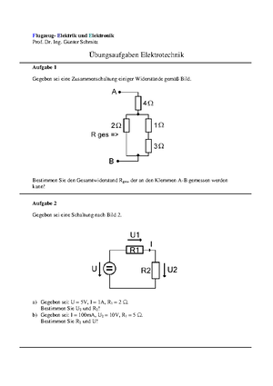 Formelsammlung - Zusammenfassung Grundlagen der Elektrotechnik - Formel ...