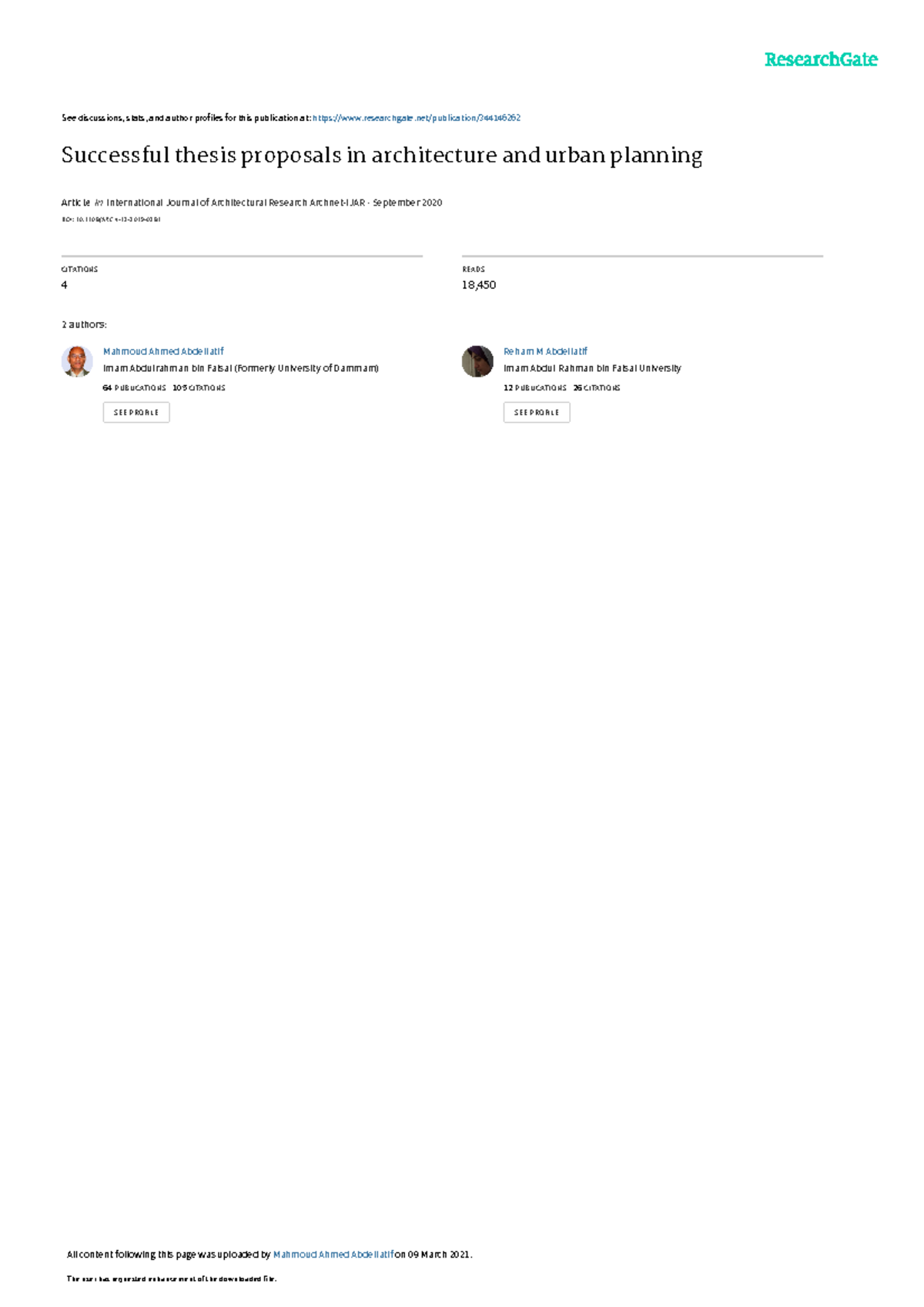 Successfulthesisproposalsin Arch Plng Archnet-IJAR Vol14 No3 pp503-524 ...