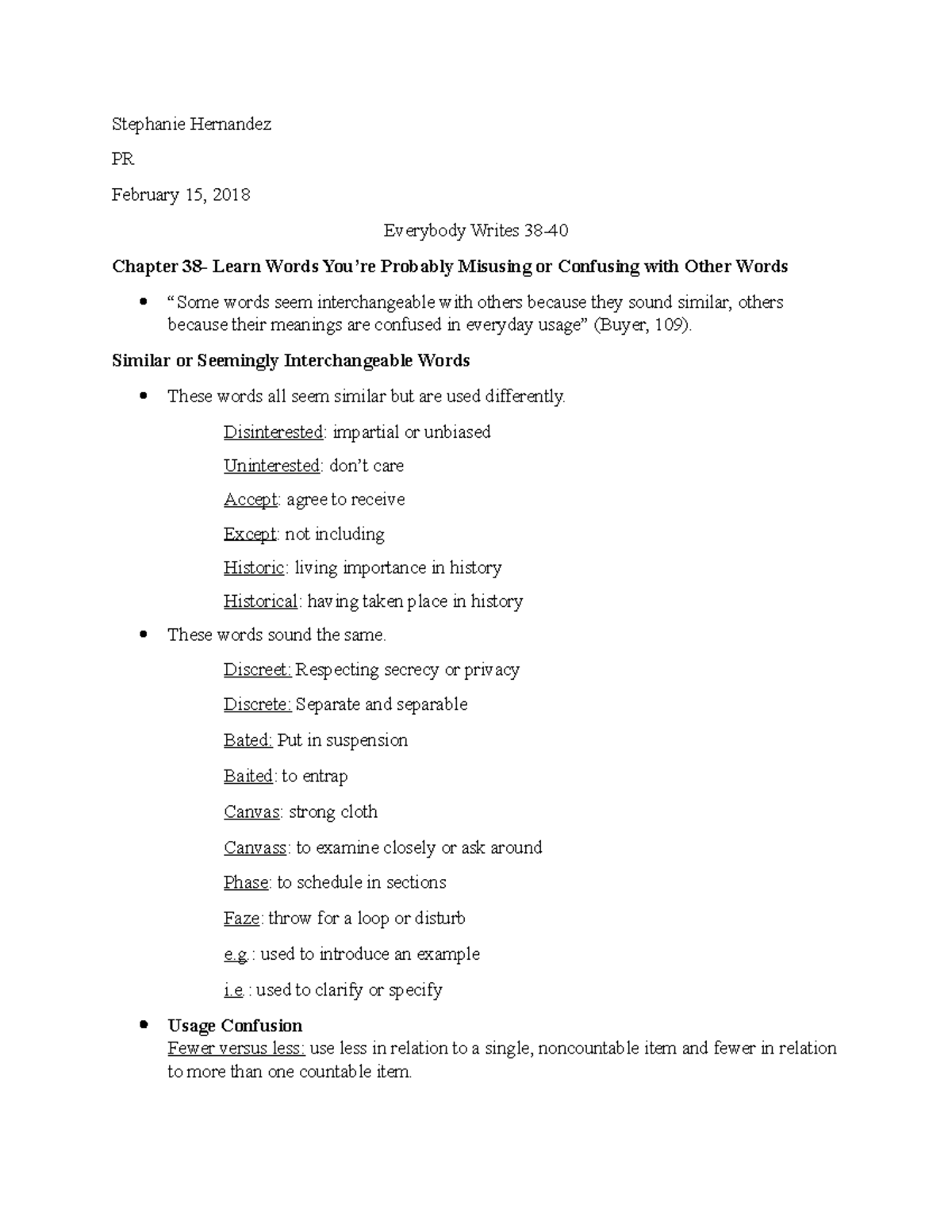 Everybody Writes 38-40 - Stephanie Hernandez PR February 15, 2018 ...