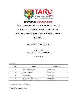 Coursework Specification 202201 Session - FACULTY OF ACCOUNTANCY ...