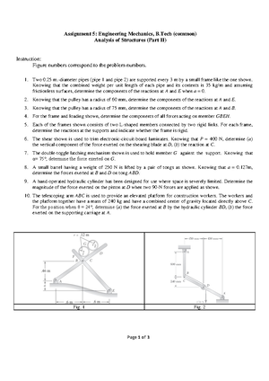 Tutorial Kinematics and kinatics of particle Engineering Mechanics ...