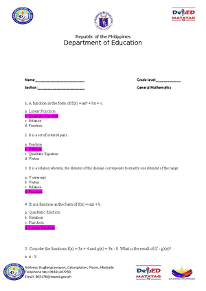 Kabanata-1-Sample - NONE - ST. PAUL UNIVERSITY DUMAGUETE (St. Paul ...