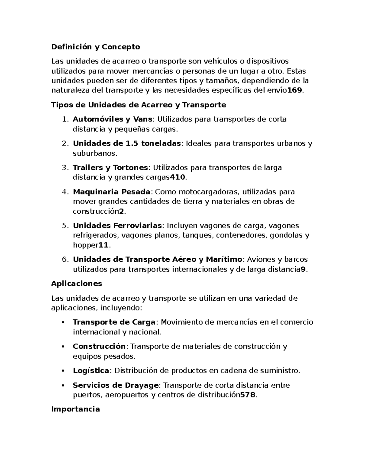 Acarreo - Definición y Concepto Las unidades de acarreo o transporte ...