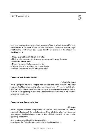 Function Exercises - ... - 4 Functions allow a programmer to break a ...
