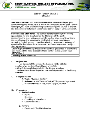 Salik na nakaapekto sa demand Lesson PLAN Module 1 - Subject: Araling ...