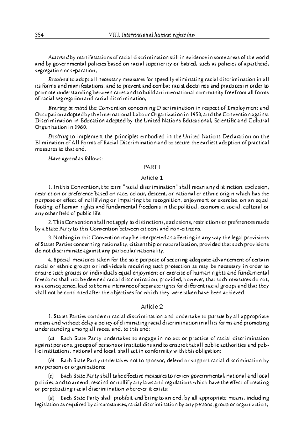 Book 1-124 - n/a - 354 VIII. International human rights law Alarmed by ...