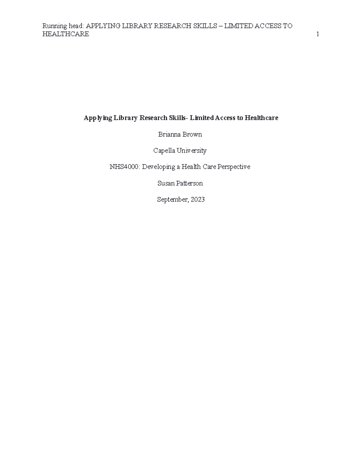 Applying Library Research Skills - The issue surrounding how to make ...