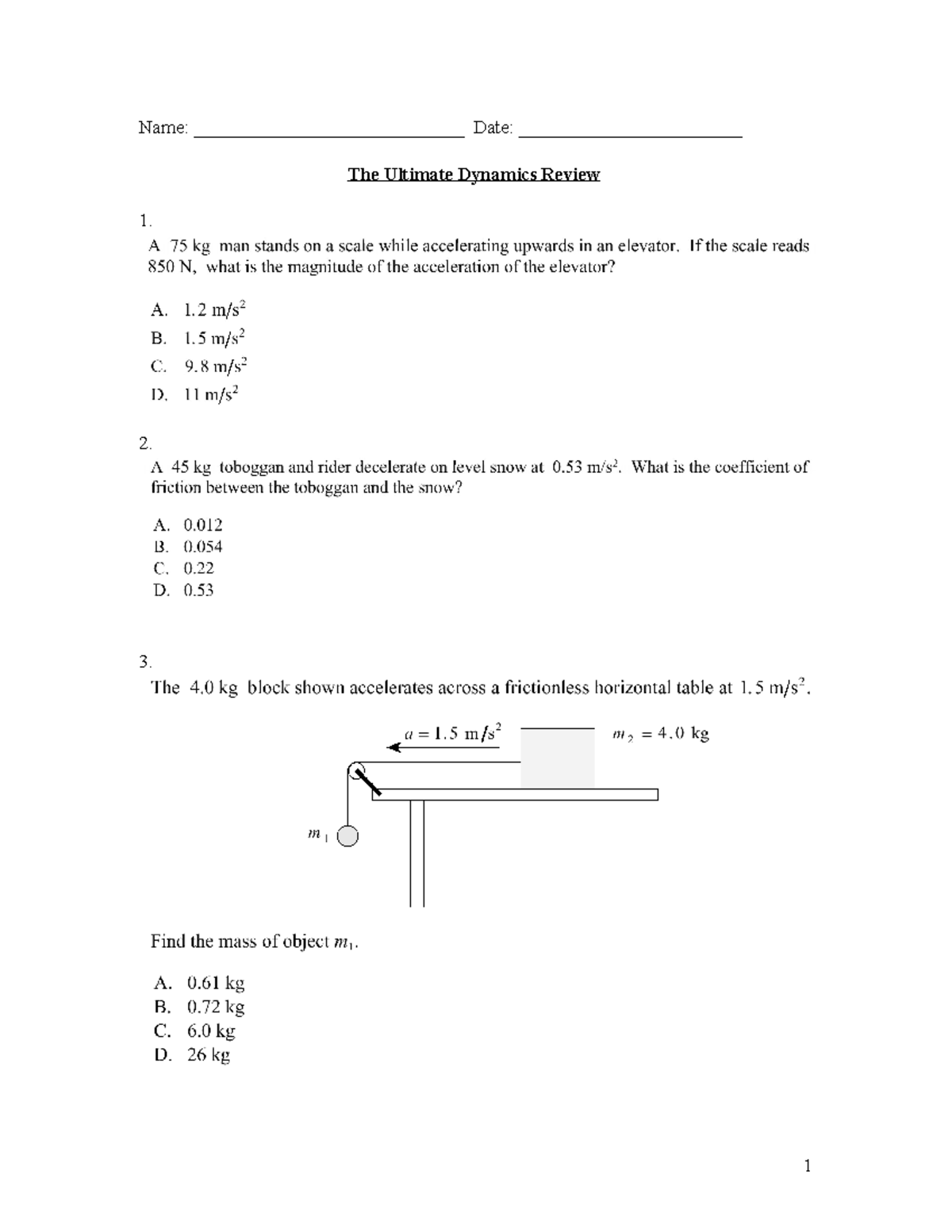 Ultimate vector dynamics - 8. 01 - Name ...