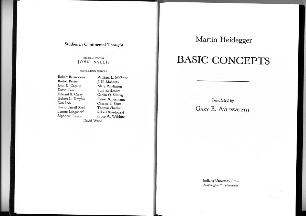 Heidegger ga 51e basic concepts 1941 - Neurociencias cognitivas - Studocu