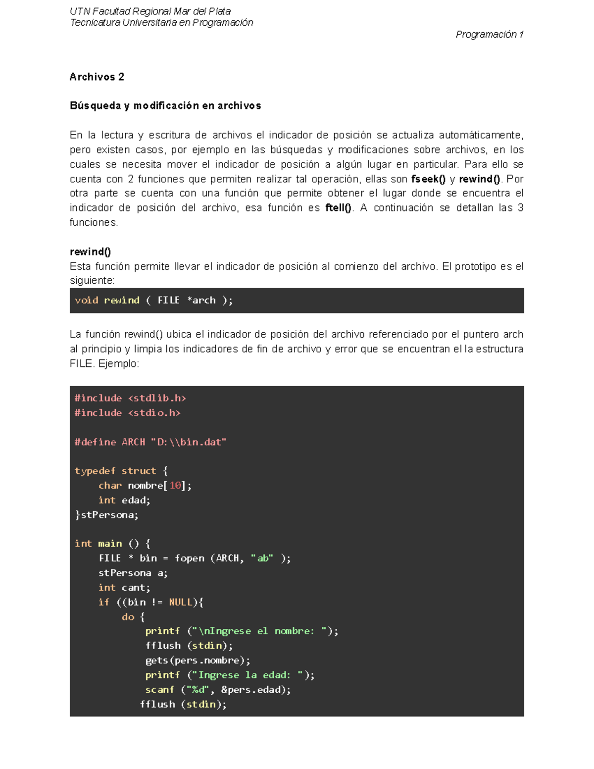 13 - Archivos II - test - Tecnicatura Universitaria en Programación ...