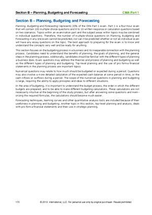 CMA 2020 PART 2-Chapter 3-Decision Analysis - Section C Section C ...