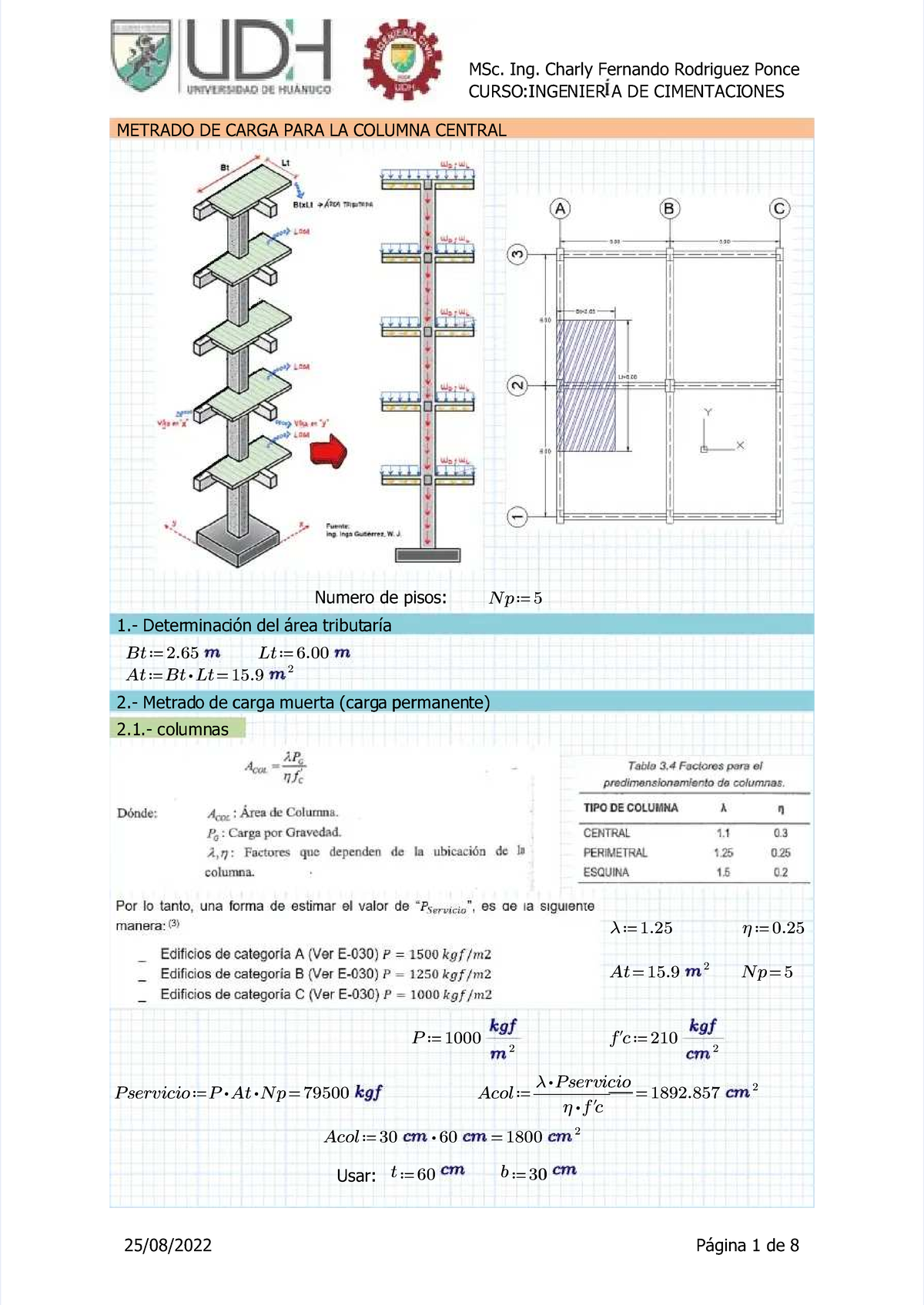 Pdf-metrado-de-carga-para-la-columna-excentrica compress - CURSOCURSO:INGE:INGENIERNIER A DE ...