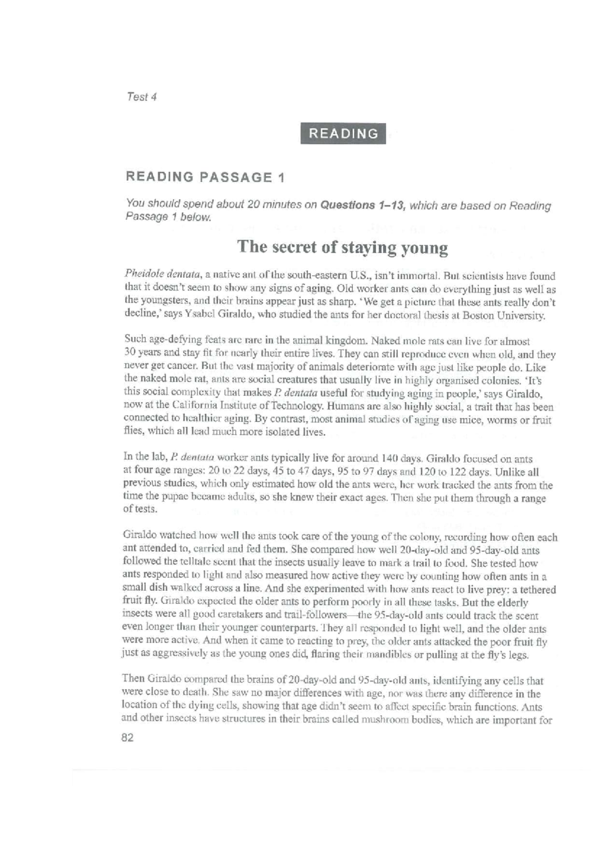 Reading-T4-Final - Ielts preparation - Test READING READING PASSAGE 1 ...