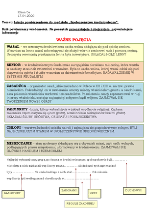 Chlopcy z placu broni b - Wersja B Uczeń: ___________________________________ CZY ZNASZ LEKTURĘ ...
