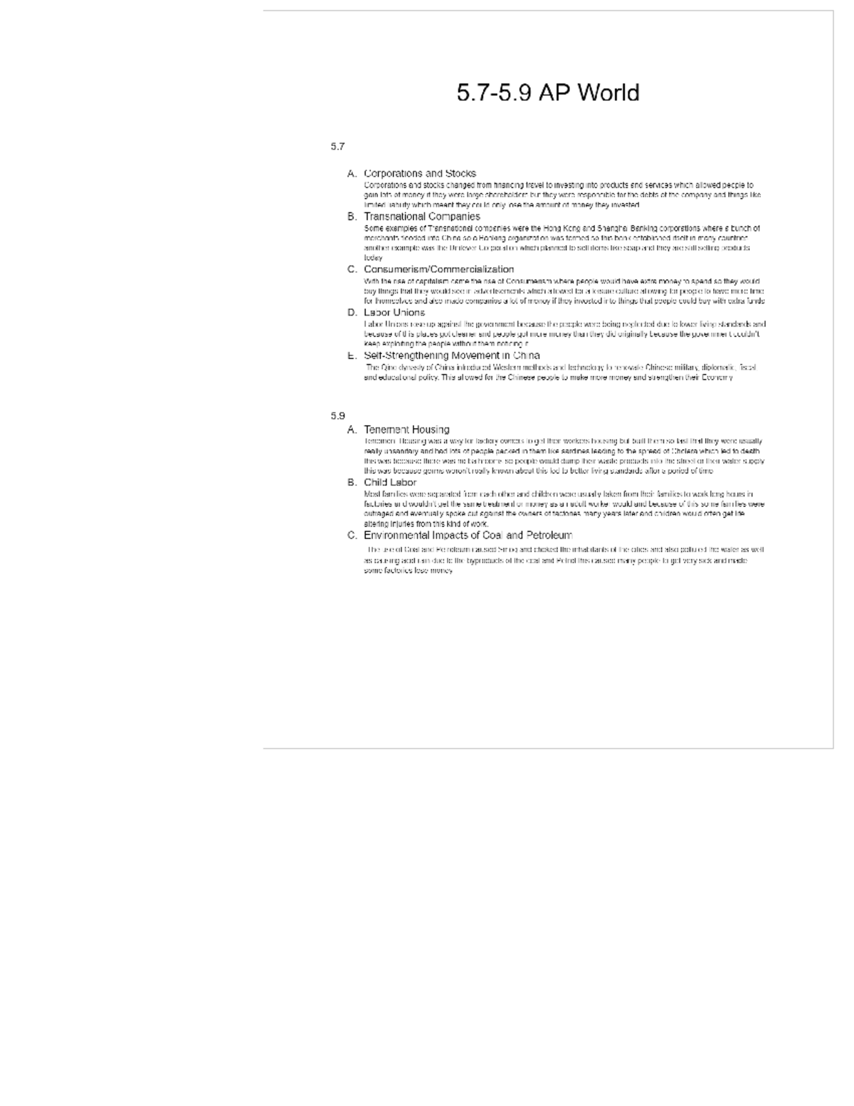 5.7-5.9 AP World - Google Docs - Studocu