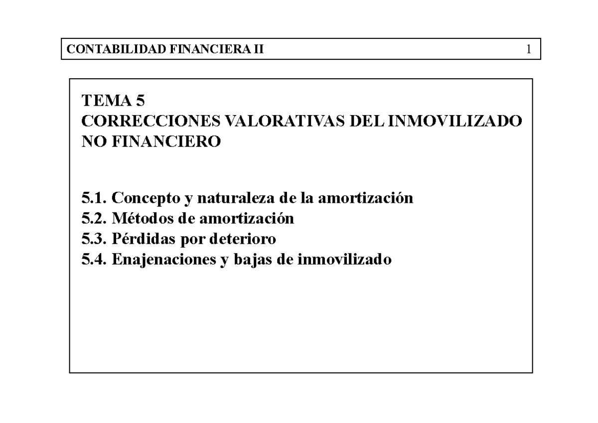 CF II.Tema 5.Correcciones valorativas alumnos 2018 - CONTABILIDAD FINANCIERA II TEMA 5 ...